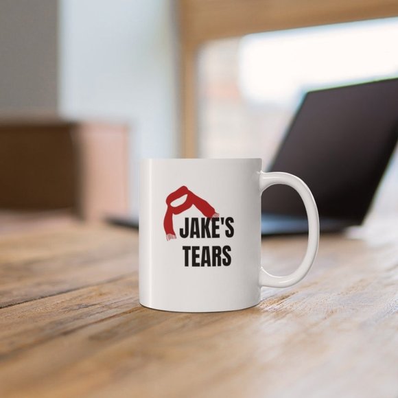 Dining | Jakes Tears Coffee Mug Wheres The Scarf Jake Xo Taylor Swift ...
